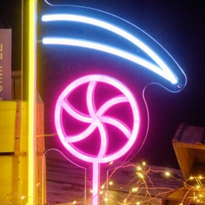 Grim Reaper Halloween Neon Sign Acrylic Neon Sign Halloween Party Home ...