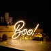 Halloween Boo Neon Sign Boo Neon Letters Home Neon Decor Kids Children ...