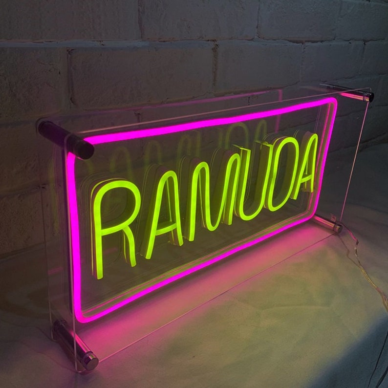 Neon Sign Neon Box Neon Decor Neon Art Kids Child Party Home | Etsy