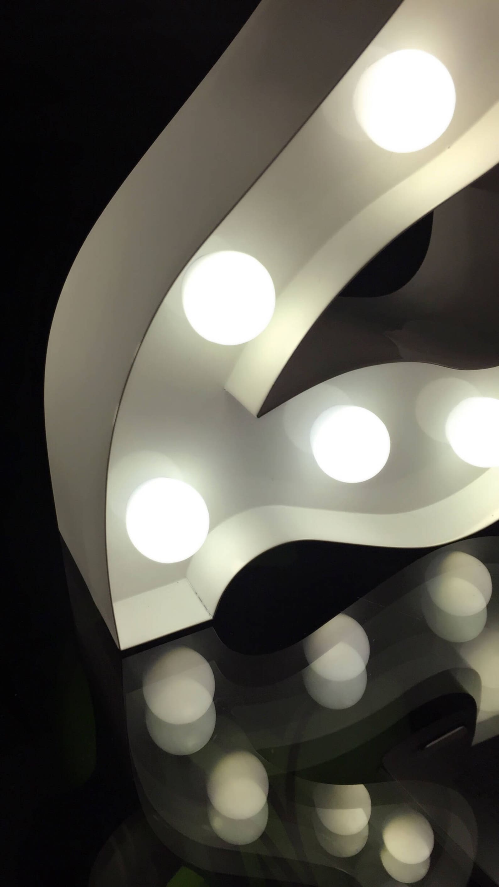 12”metal White No.2 Marquee Letter Marquee Light Light up Number Two ...