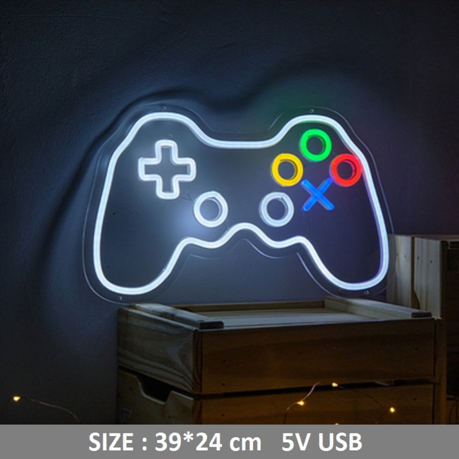 LED Game Console Neon Sign With Acrylic Plate Neon Decor Game - Etsy