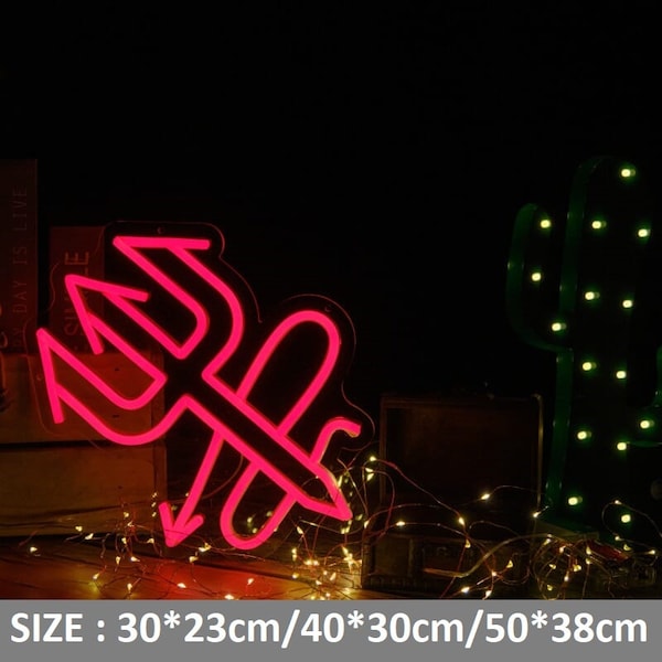 Red Trident Sign - Etsy