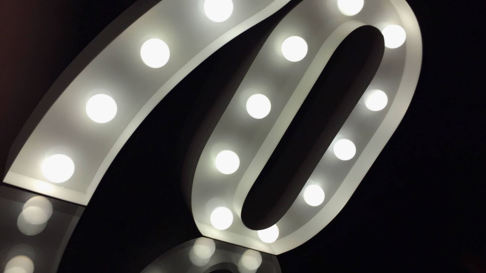 12metal White/black Number 70-79 Light up Number Seventy | Etsy