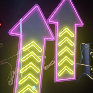 Arrow Neon Sign 5V USB Powered Custom Neon Sign Arrow Light Neon Decor ...