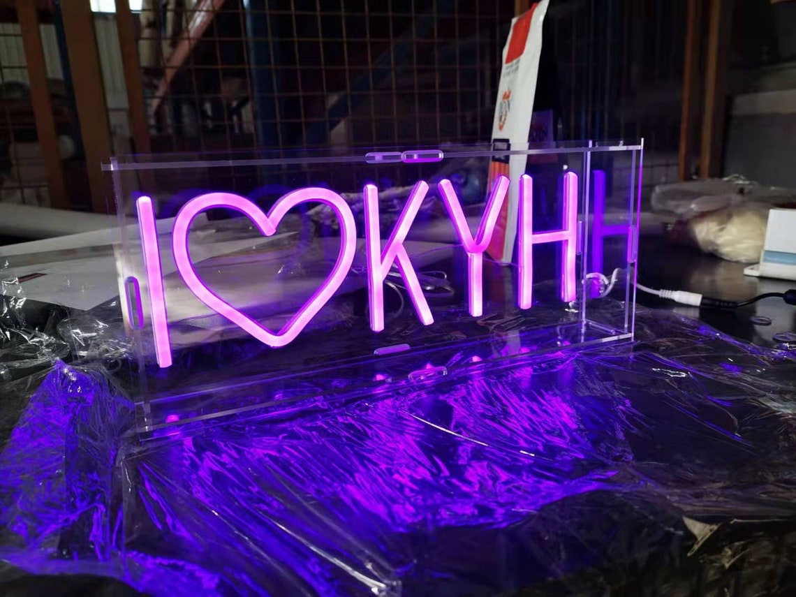 Neon Sign Neon Box Neon Decor Neon Art Kids Child Party Home | Etsy