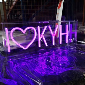 Neon Sign Neon Box Neon Decor Neon Art Kids Child Party Home | Etsy