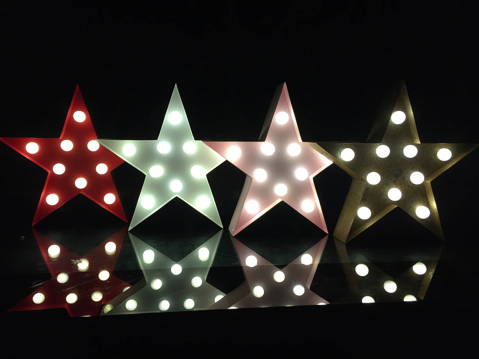 Vintage 12 Inch Light up Star Marquee Light Night Light Kids - Etsy