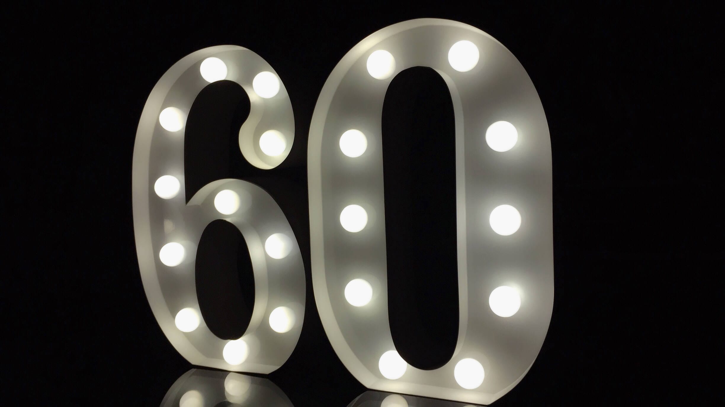 12metal White Marquee Number 60-69 Party Number Light up - Etsy Australia