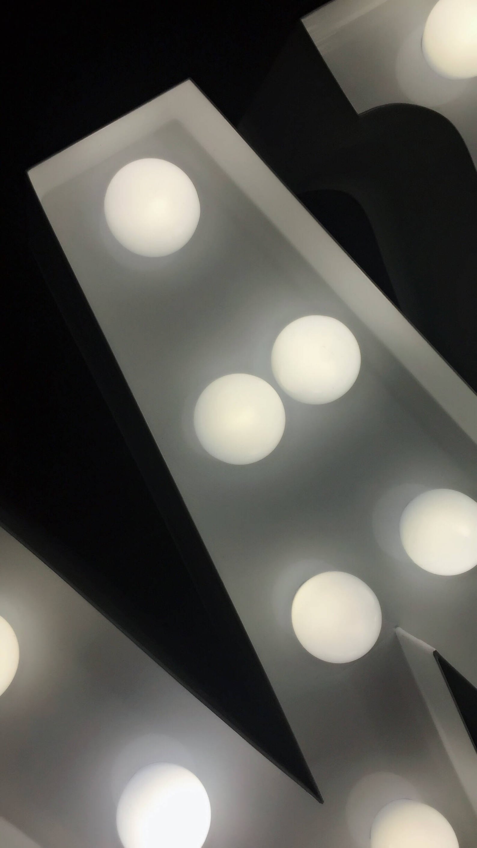 Metal White Initial Letter W Marquee Letter Light - Etsy