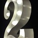 12”metal White No.2 Marquee Letter Marquee Light Light up Number Two ...