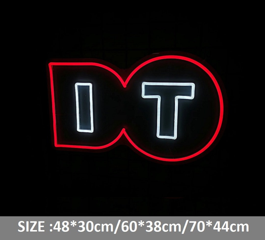 DO IT Neon Sign, Neon Letters, Gym Home School Dorm Office Motivational ...
