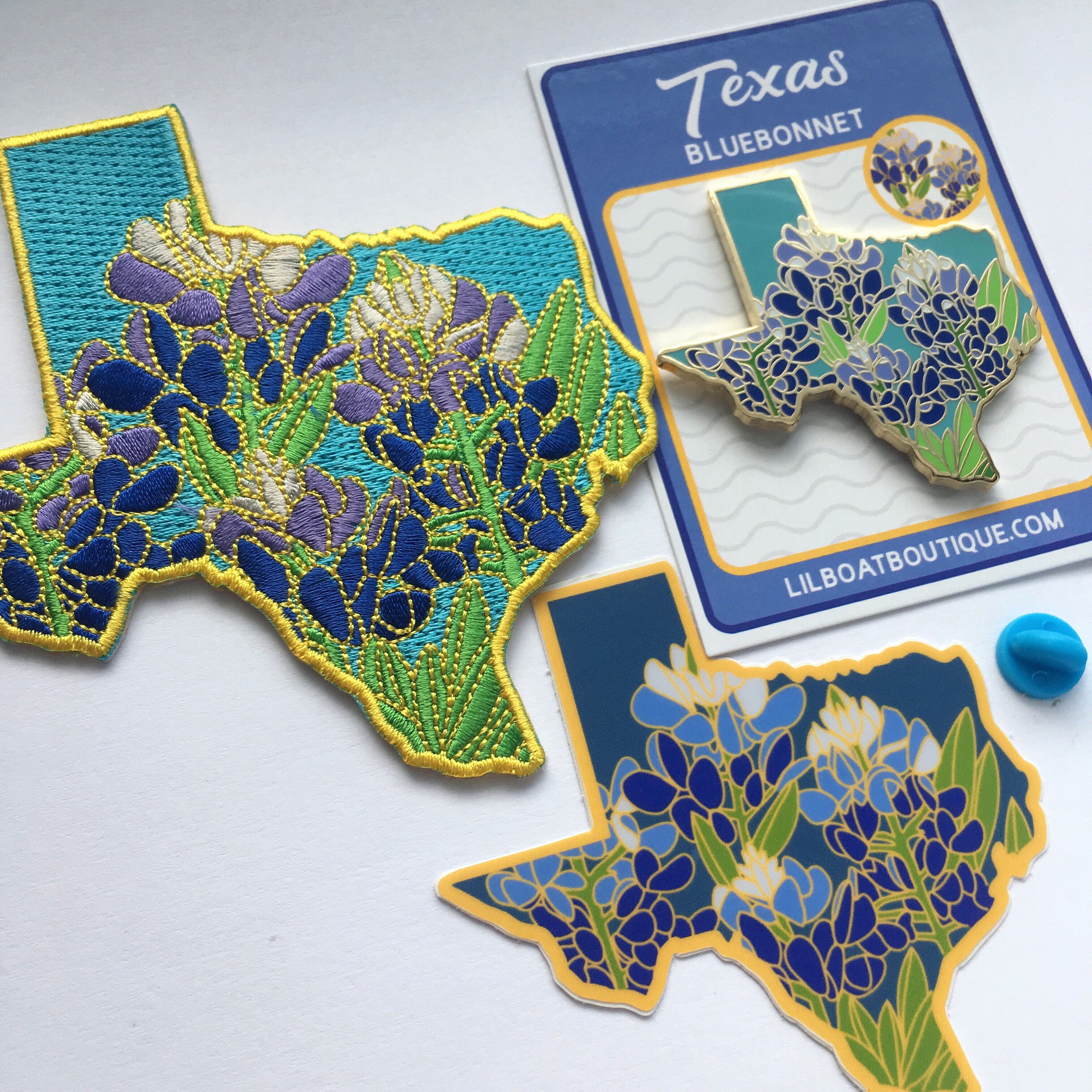 Texas Bluebonnet State Flower Series Vinyl Sticker | Etsy
