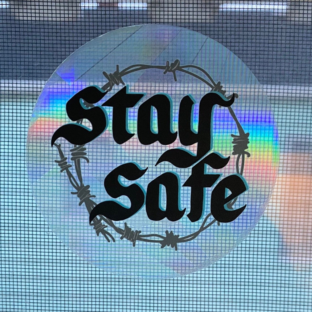 Stay Safe Rainbow Maker Suncatcher Prism Window Decal - Etsy