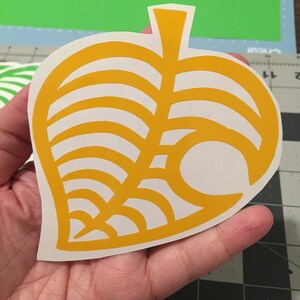 Item Leaf Vinyl Decal AC NH - Etsy