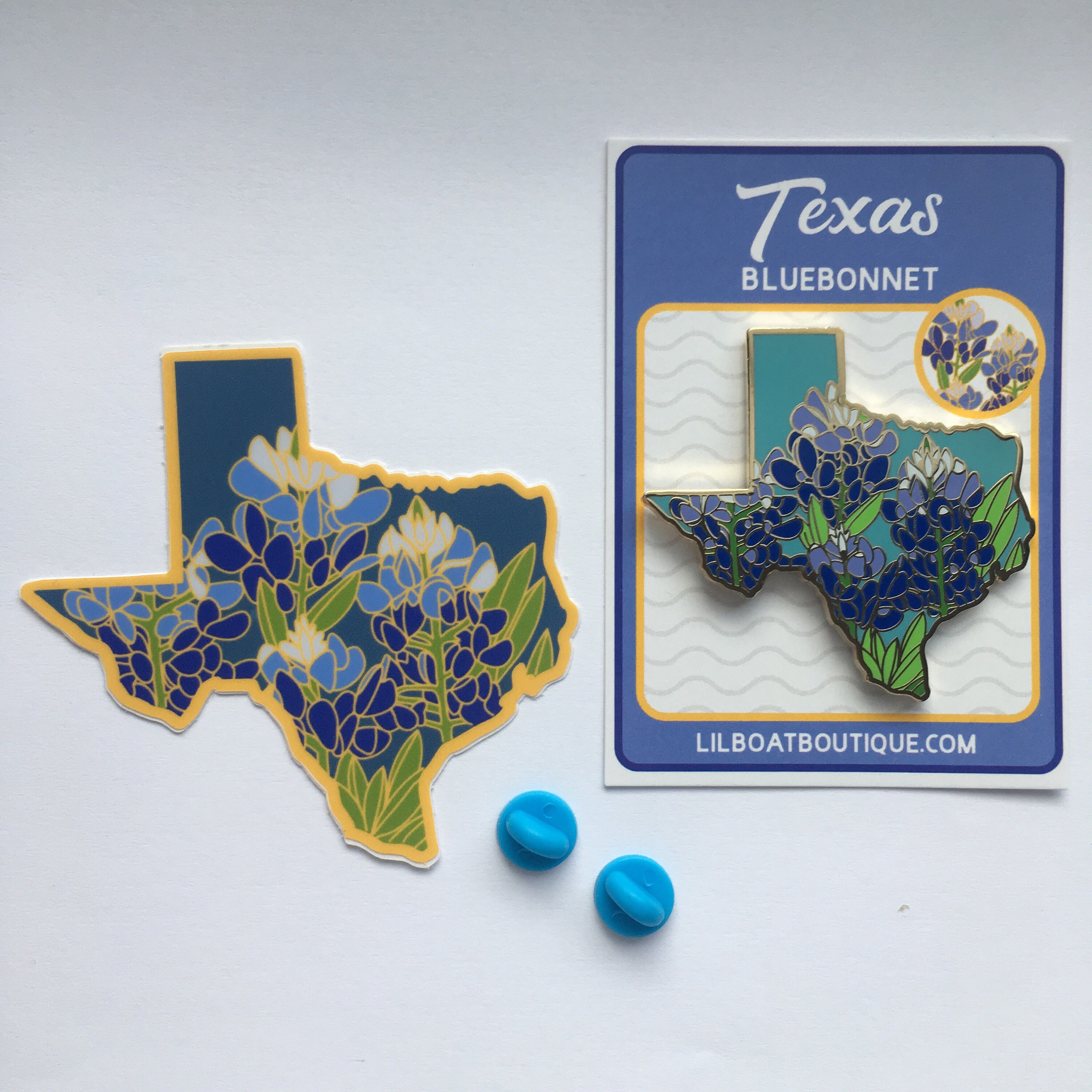 Texas Bluebonnet State Flower Series Vinyl Sticker | Etsy