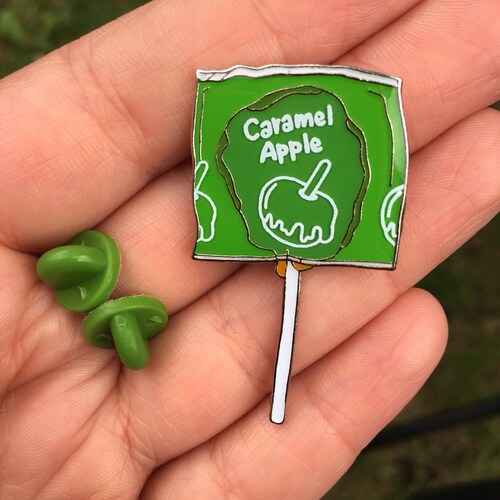 Candy Apple Enamel Pin - Etsy