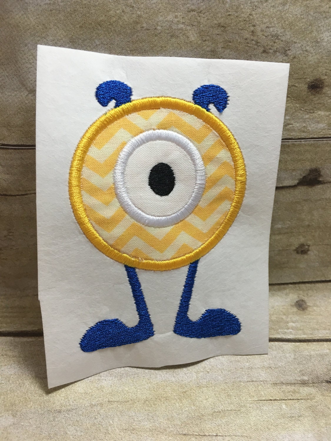 Circle Monster Applique, Monster Embroidery Design Applique - Etsy