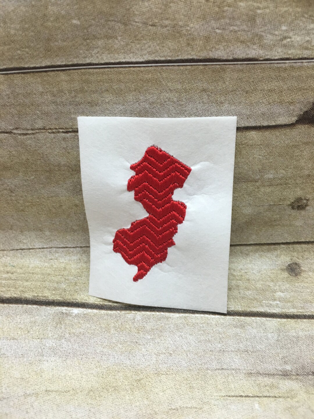 New Jersey Embroidery Design Chevron, New Jersey Chevron Embroidery ...