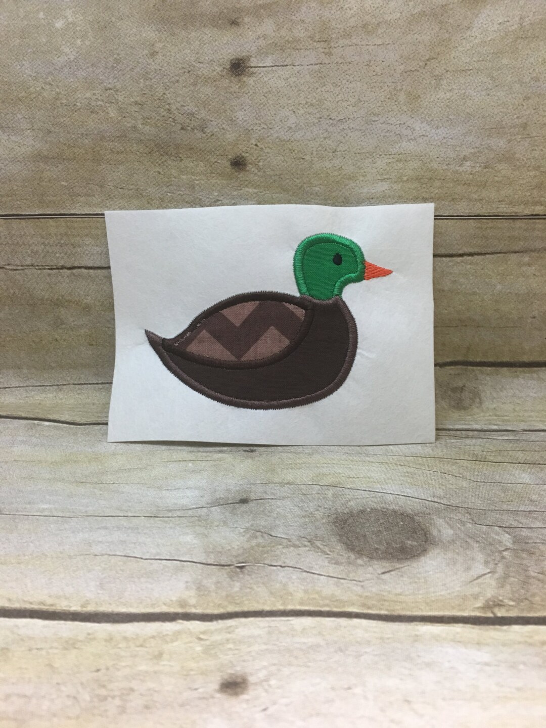 Mallard Duck Applique Duck Embroidery Design Applique - Etsy