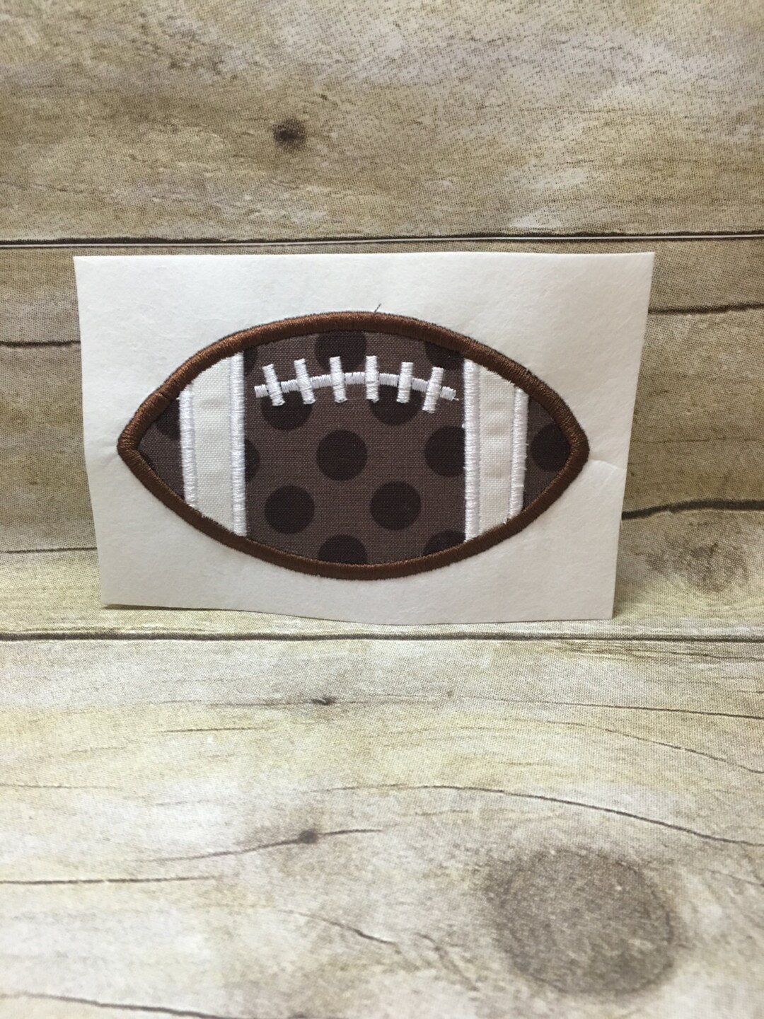 Football Applique Design, Football Embroidery Design Applique - Etsy