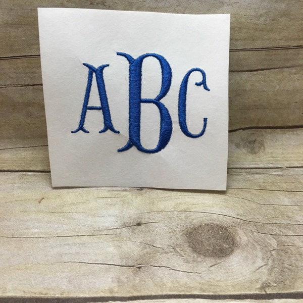 Fishtail Embroidery Font - Etsy