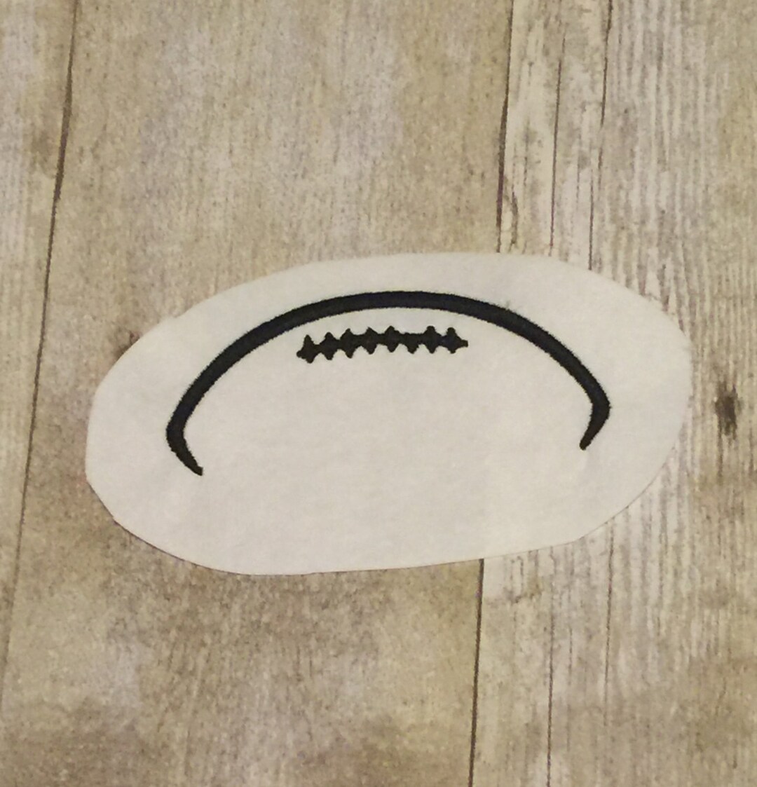 Football Outline Embroidery Design, Football Applique - Etsy