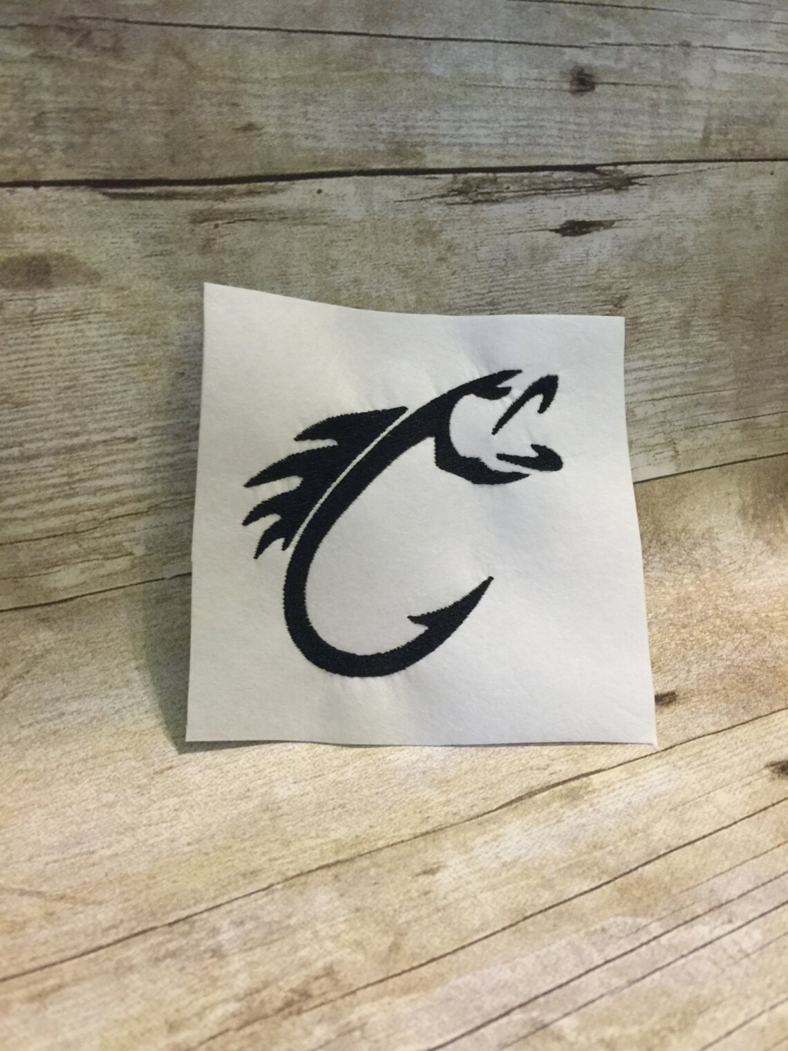 Small Fish Embroidery Design Small Fish Hook Embroidery - Etsy