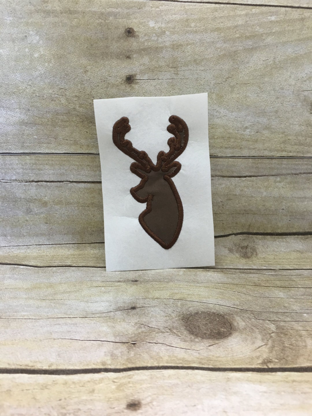 Deer Head Applique, Deer Head Embroidery Design Applique, Deer Applique ...