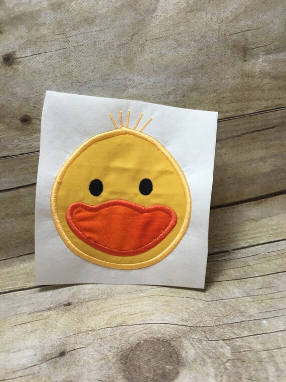 Duck Applique Duck Embroidery Applique Duck Embroidery - Etsy