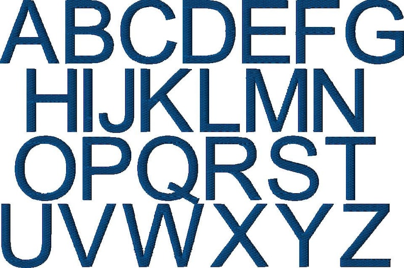 Arial Font Applique Letters Block Applique Letters | Etsy