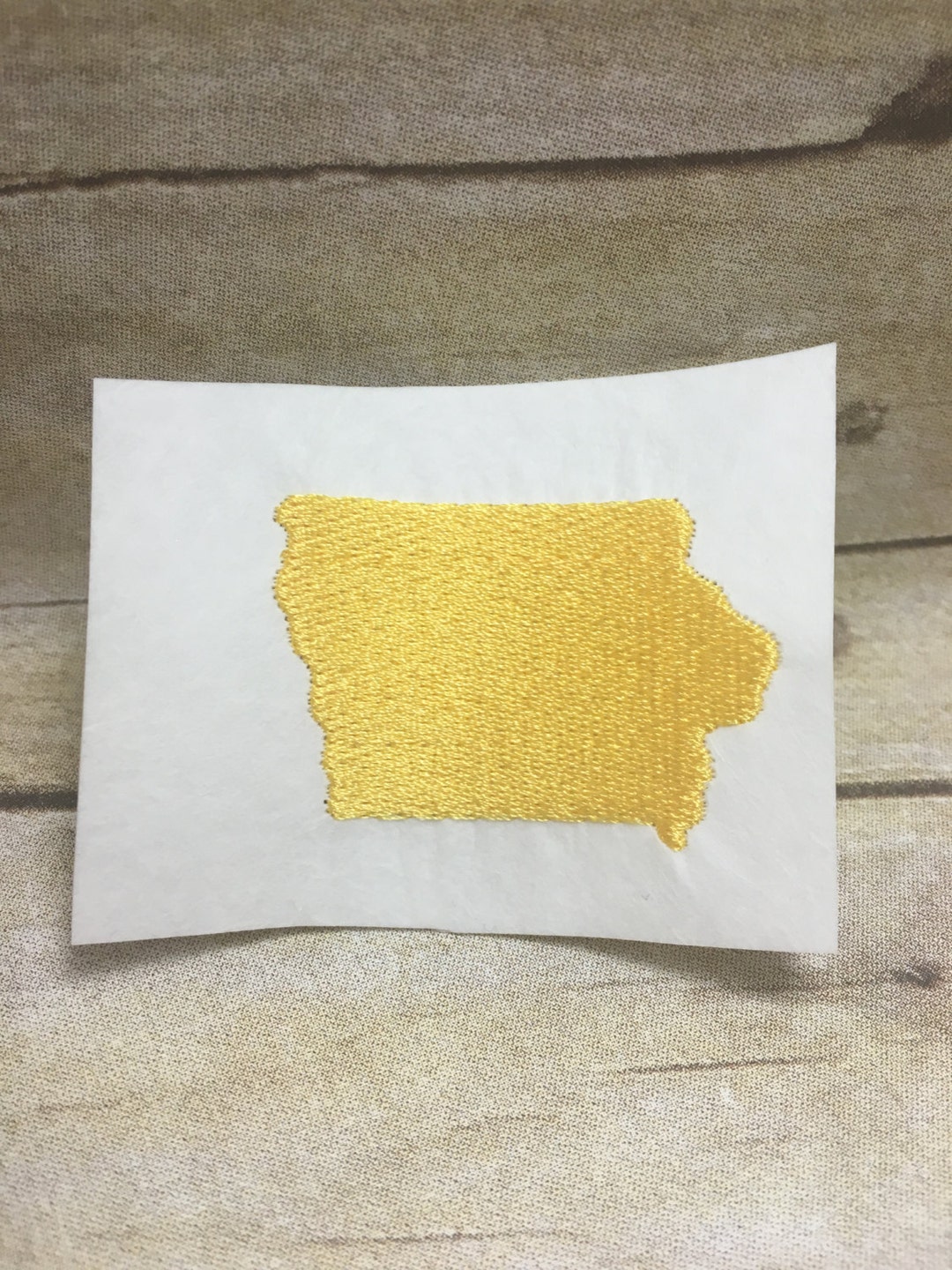 Iowa Embroidery Design, Iowa Embroidery Design Filled In - Etsy