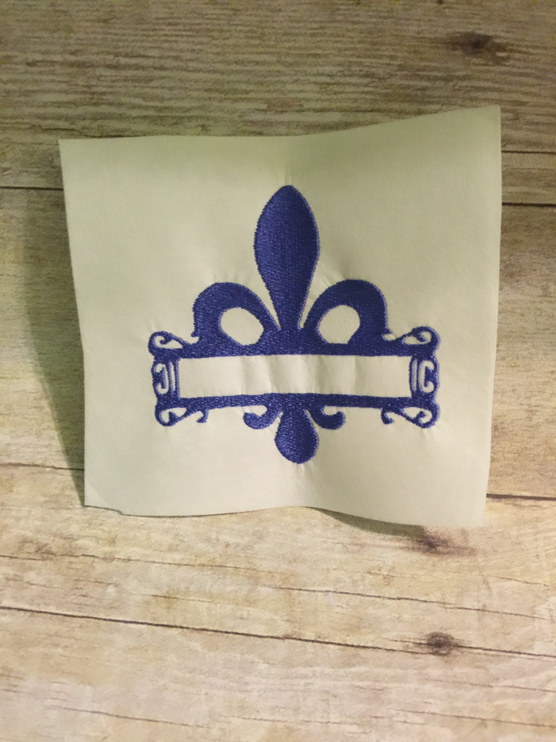 Fleur De Lis Frame Embroidery Design Fleur De Lis Frame | Etsy