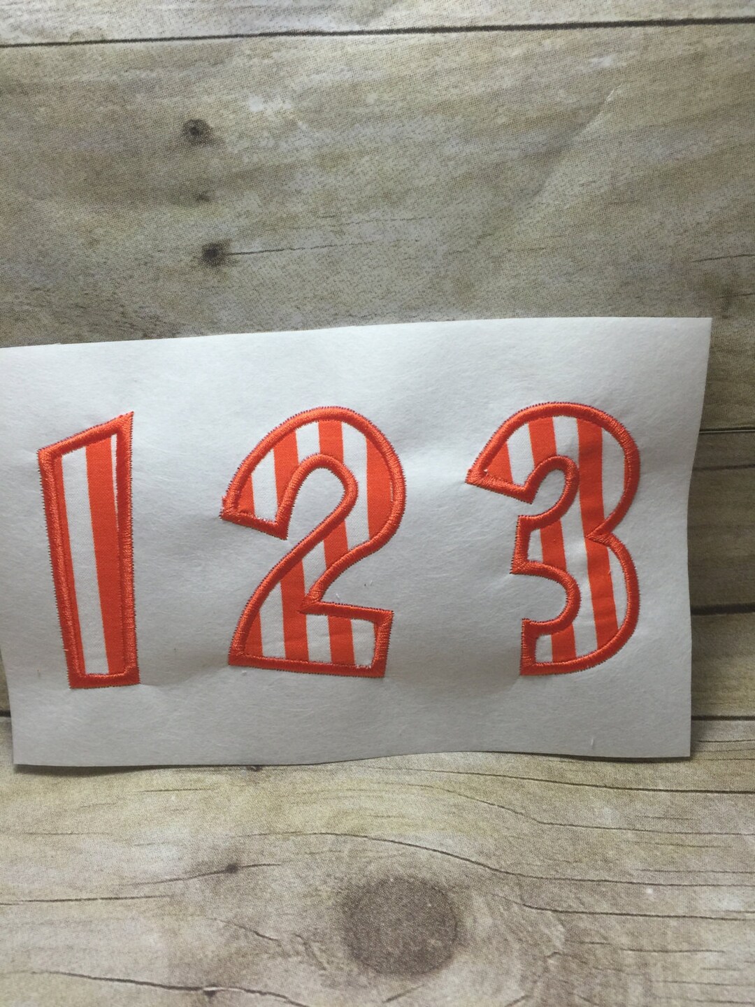 Applique Font Numbers, Number Applique, Cheri Number Applique - Etsy