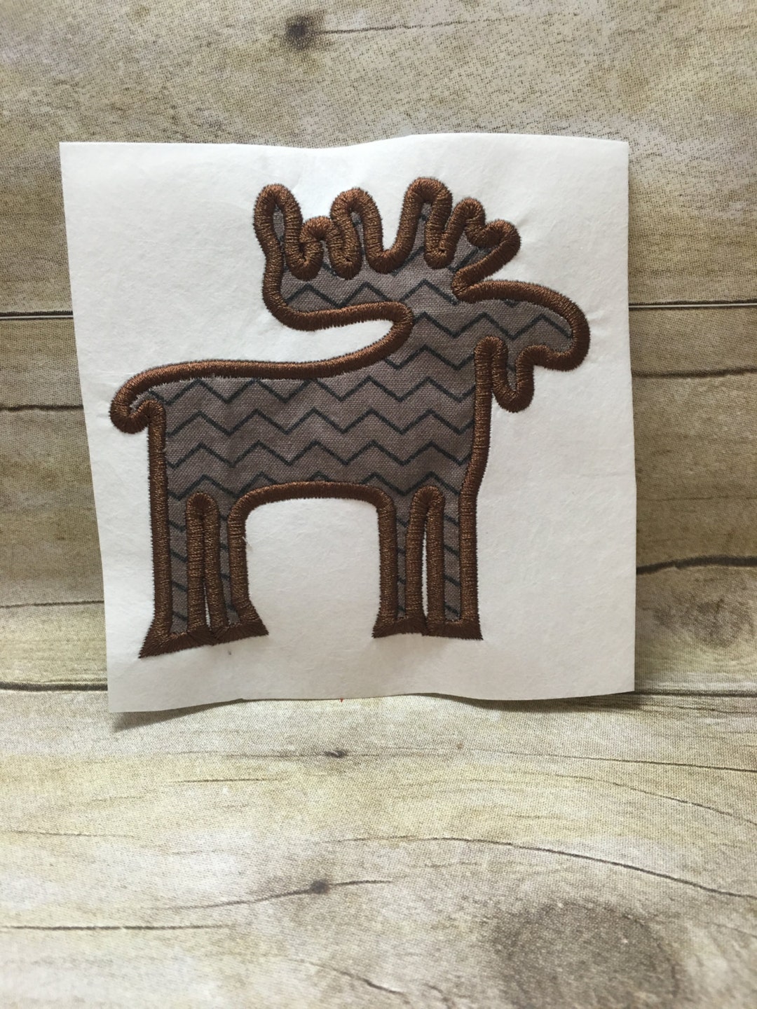 Moose Applique, Moose Applique Embroidery Design - Etsy