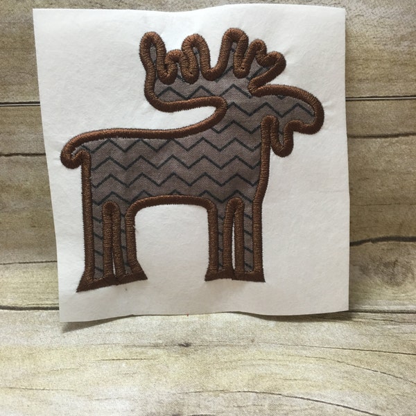 Moose Applique - Etsy