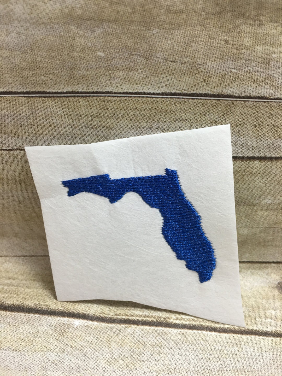 Florida Embroidery Design, Florida Embroidery Design Filled In - Etsy