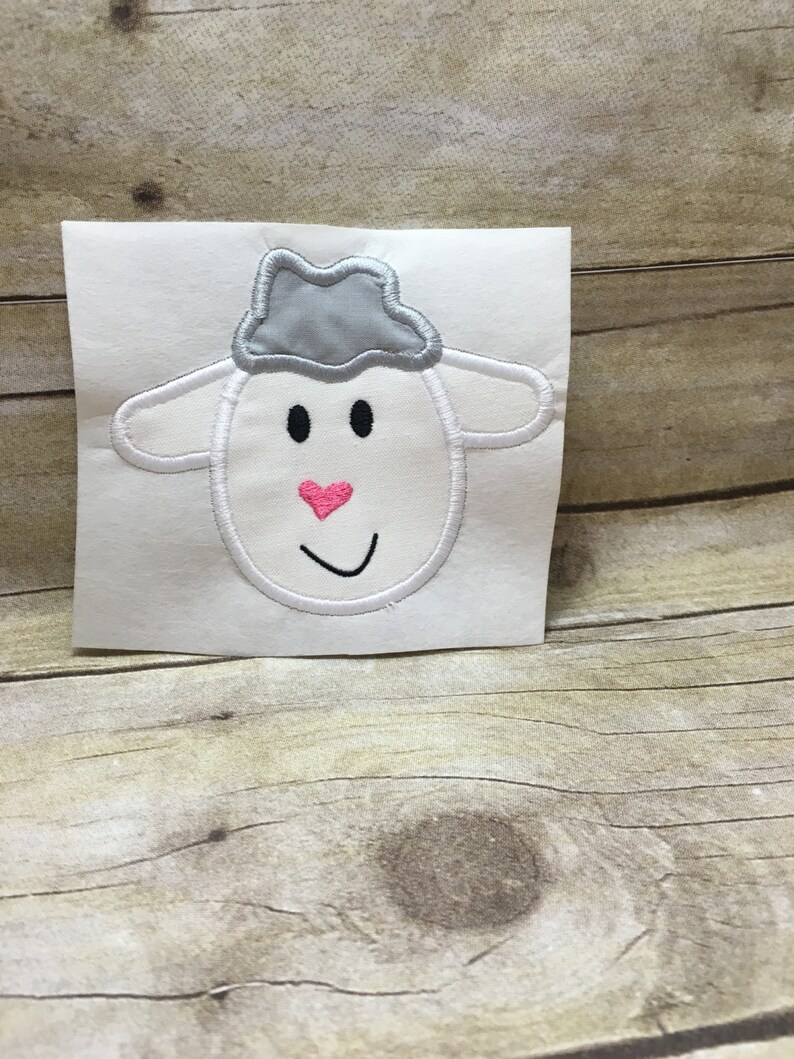 Sheep Applique Sheep Head Applique Sheep Embroidery - Etsy
