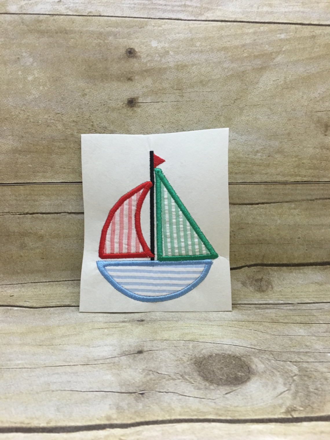 Sail Boat Applique Sail Boat Embroidery Design Applique - Etsy