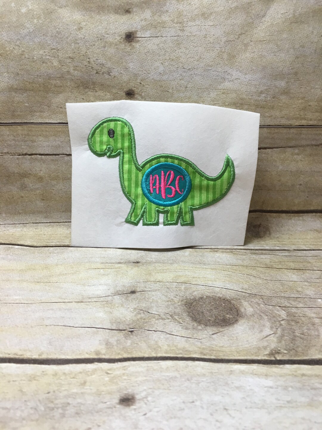 Dinosaur Applique, Dinosaur Monogram Applique - Etsy