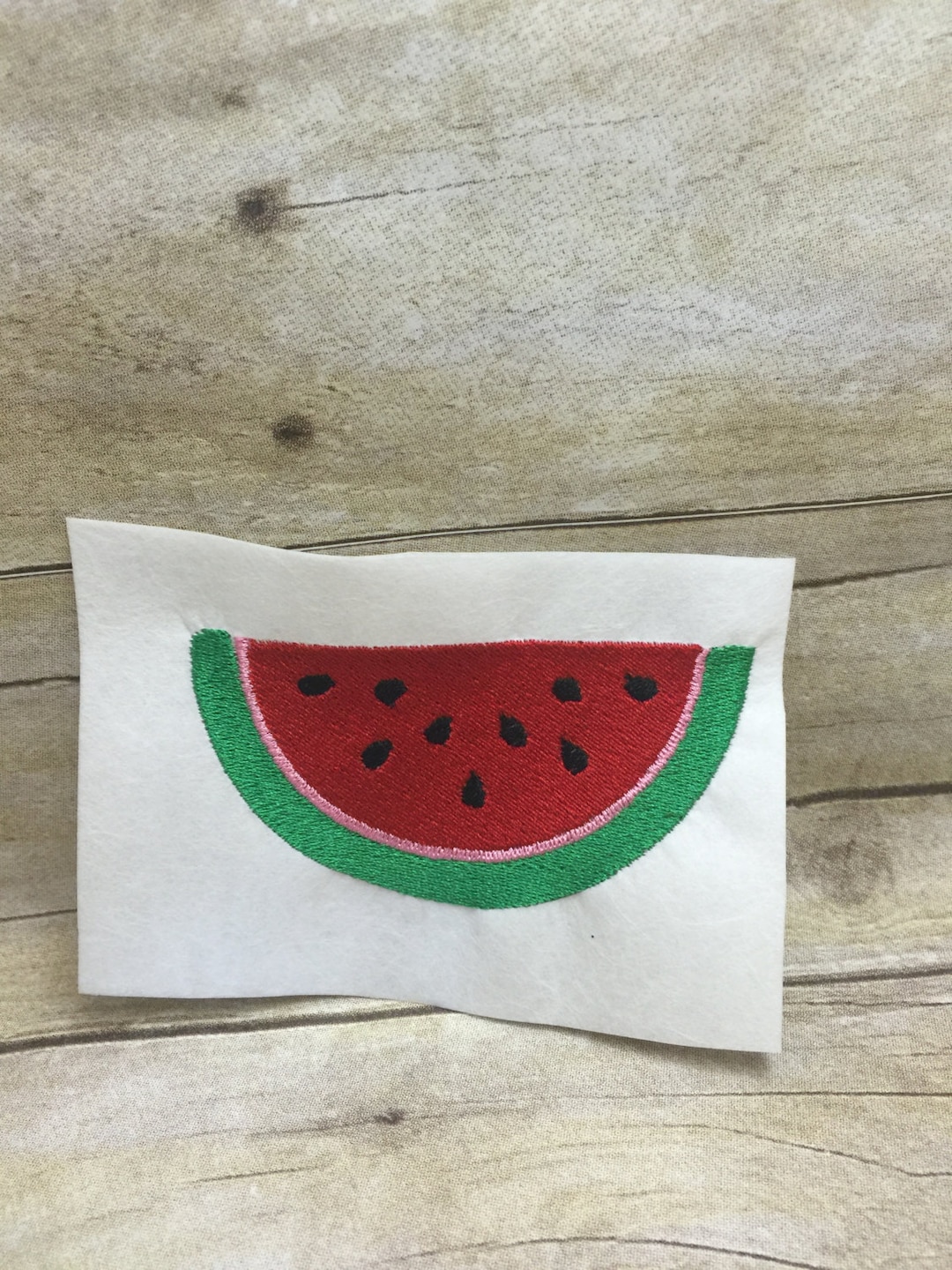 Watermelon Embroidery Design, Watermelon Slice Embridery Design - Etsy