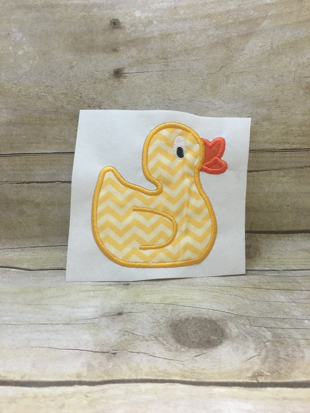 Yellow Duck Applique, Duck Applique, Rubber Ducky Applique, Duck ...