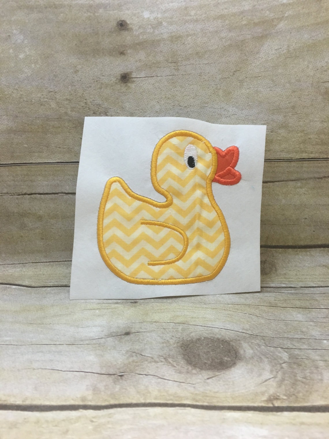 Yellow Duck Applique Duck Applique Rubber Ducky Applique - Etsy