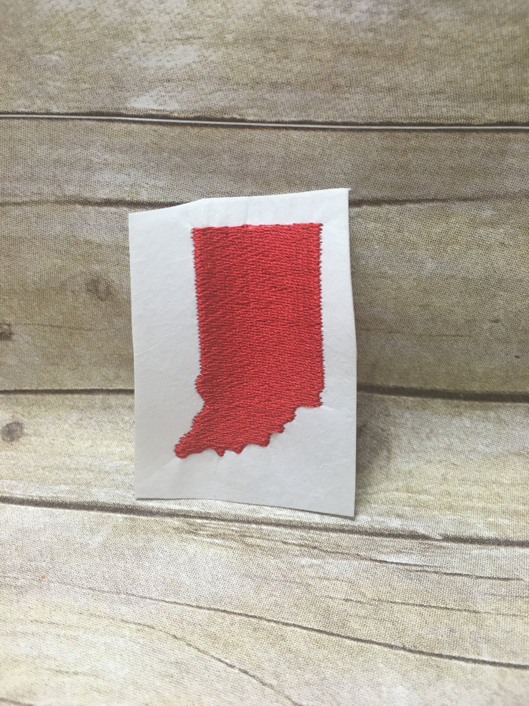 Indiana Embroidery Design, Indiana Emmbroidery Design Filled In - Etsy