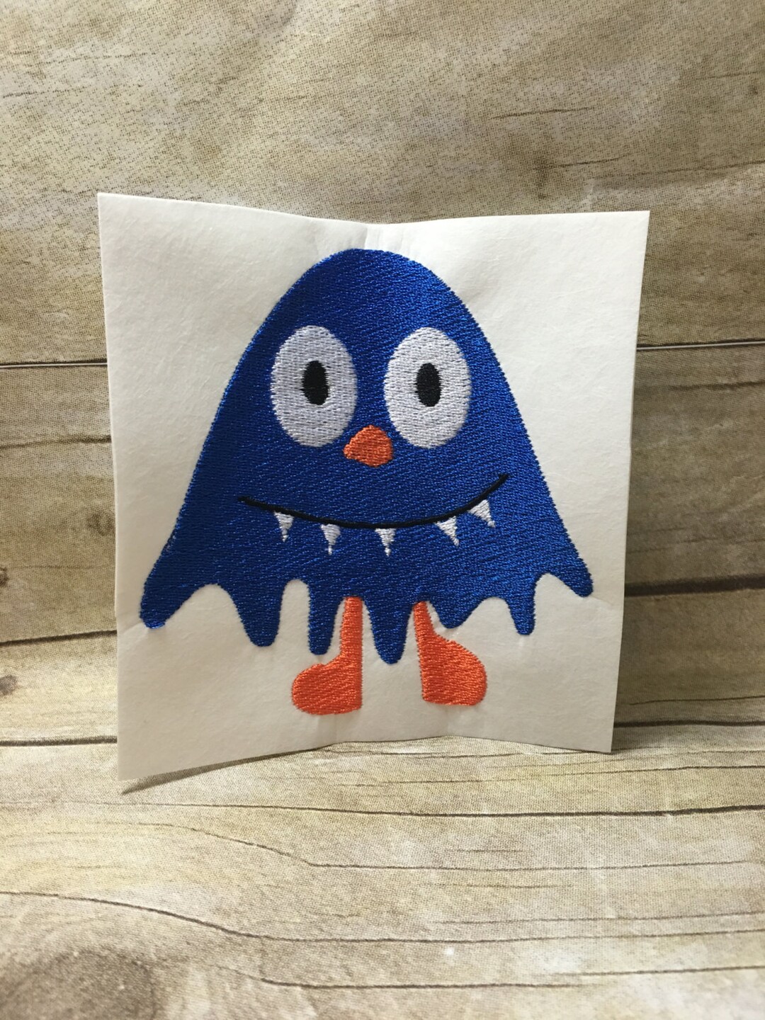 Monster Embroidery Design, Kids Monster Embroidery Design - Etsy