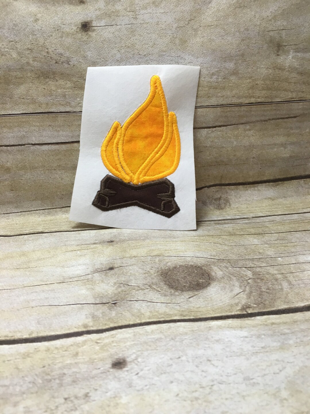 Campfire Applique, Campfire Embroidery Design Applique - Etsy