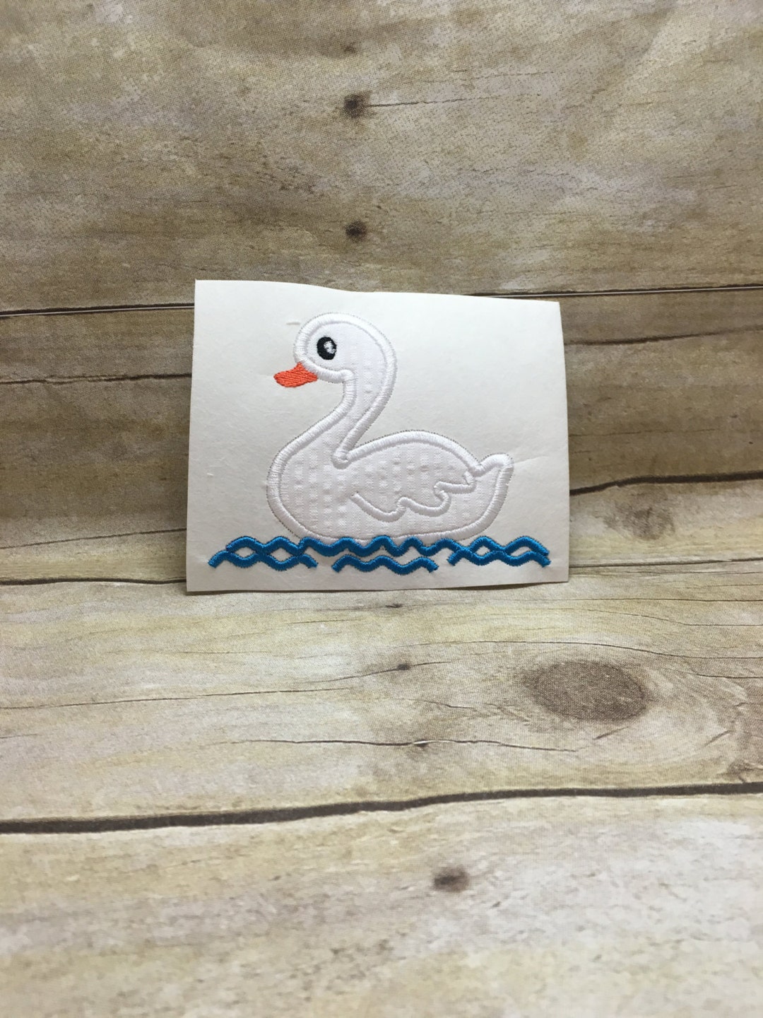 Swan Applique, Swan Embroidery Applique Design, Swan Embroidery ...