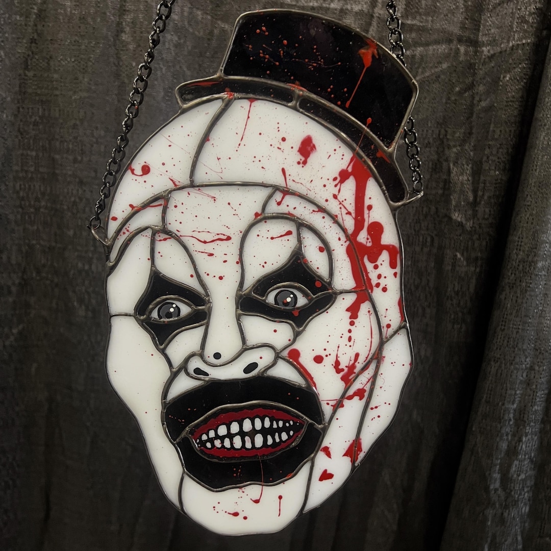 Art the Clown Terrifier Stained Glass *made to Order* - Etsy