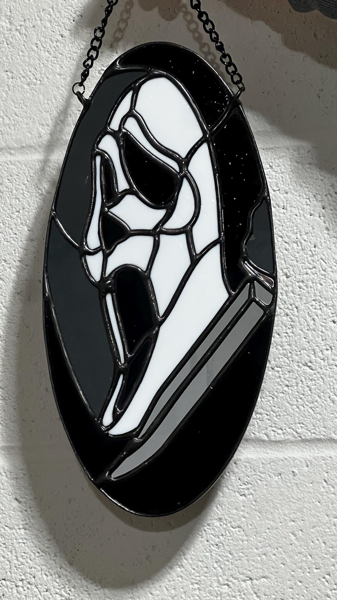 Ghostface Scream Horror Movie Halloween Stained Glass Suncatcher *made ...