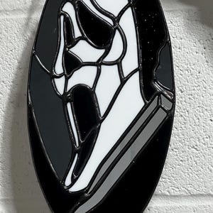 Ghostface Scream Horror Movie Halloween Stained Glass Suncatcher *made ...