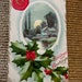 Vintage Christmas Postcard Moonlit Night Snow Home Holly - Etsy